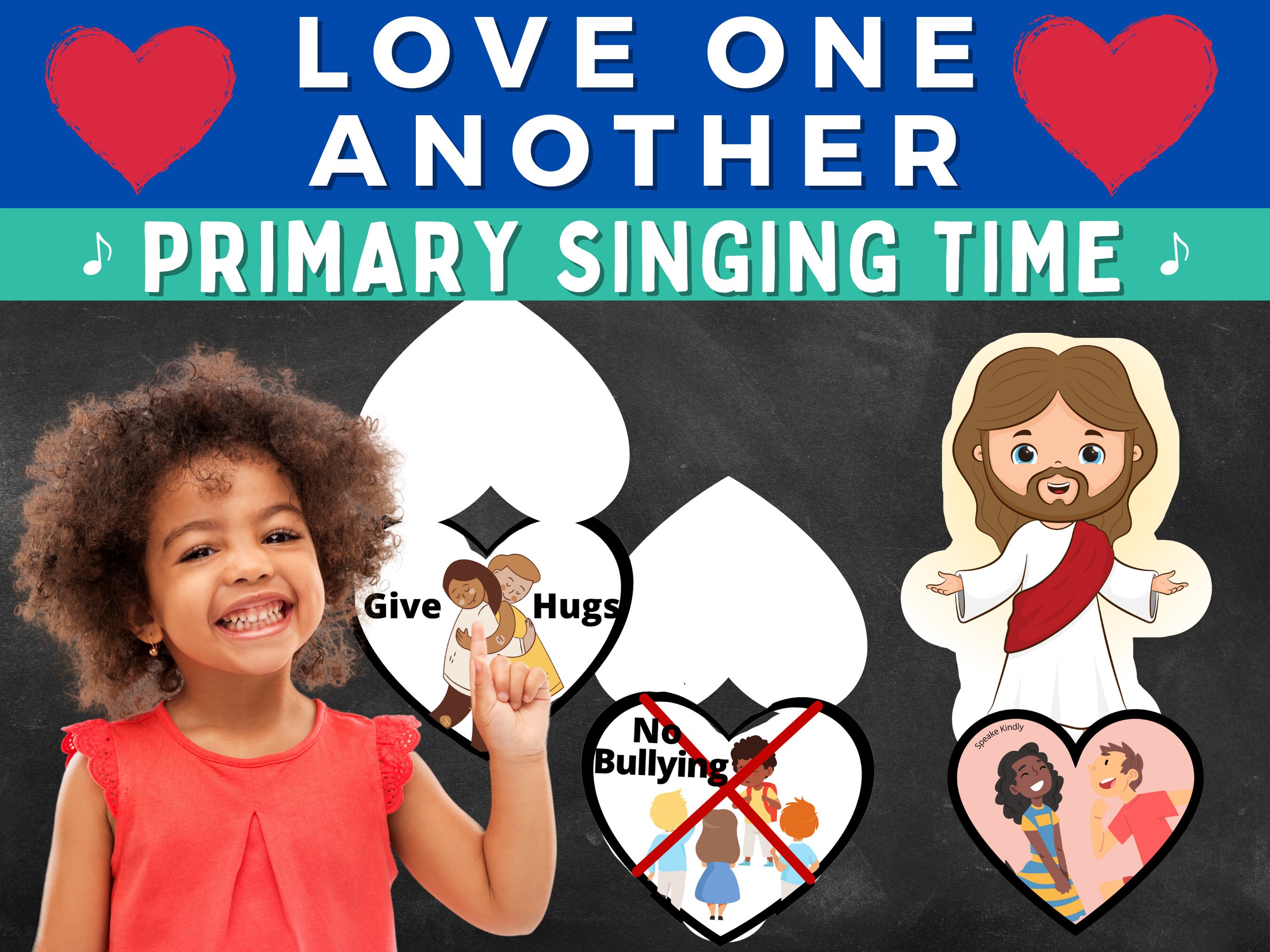 Ways to Show Love Hearts Love One Another, Kindness as I Have Loved You ...