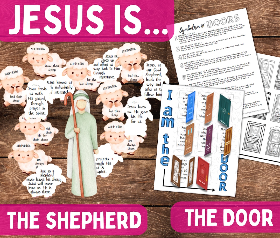 Jesus is the Good Shepherd / Jesus is the Door | John 10:14 Galatians 3 ...