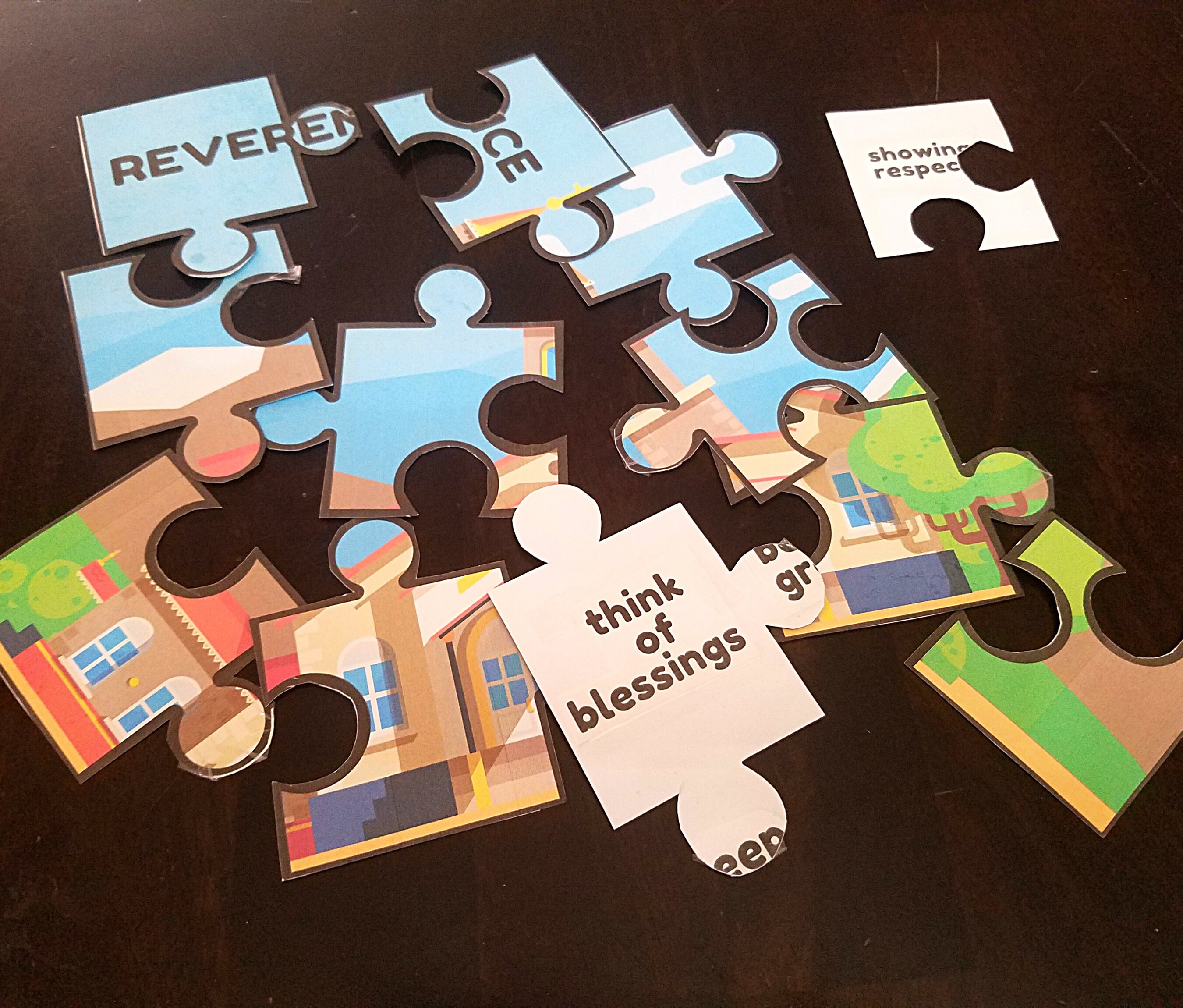REVERENCE in Holy Places: Reverence is Love Heart Puzzles & Ways to Be ...