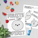 Fruits of the Spirit Dots Markers Coloring Pages | Galatians 5 | Kids ...