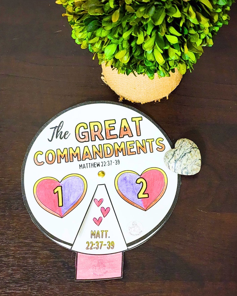 Great Commandments - Matt 22:37-39 - Coloring Bible Printables ...