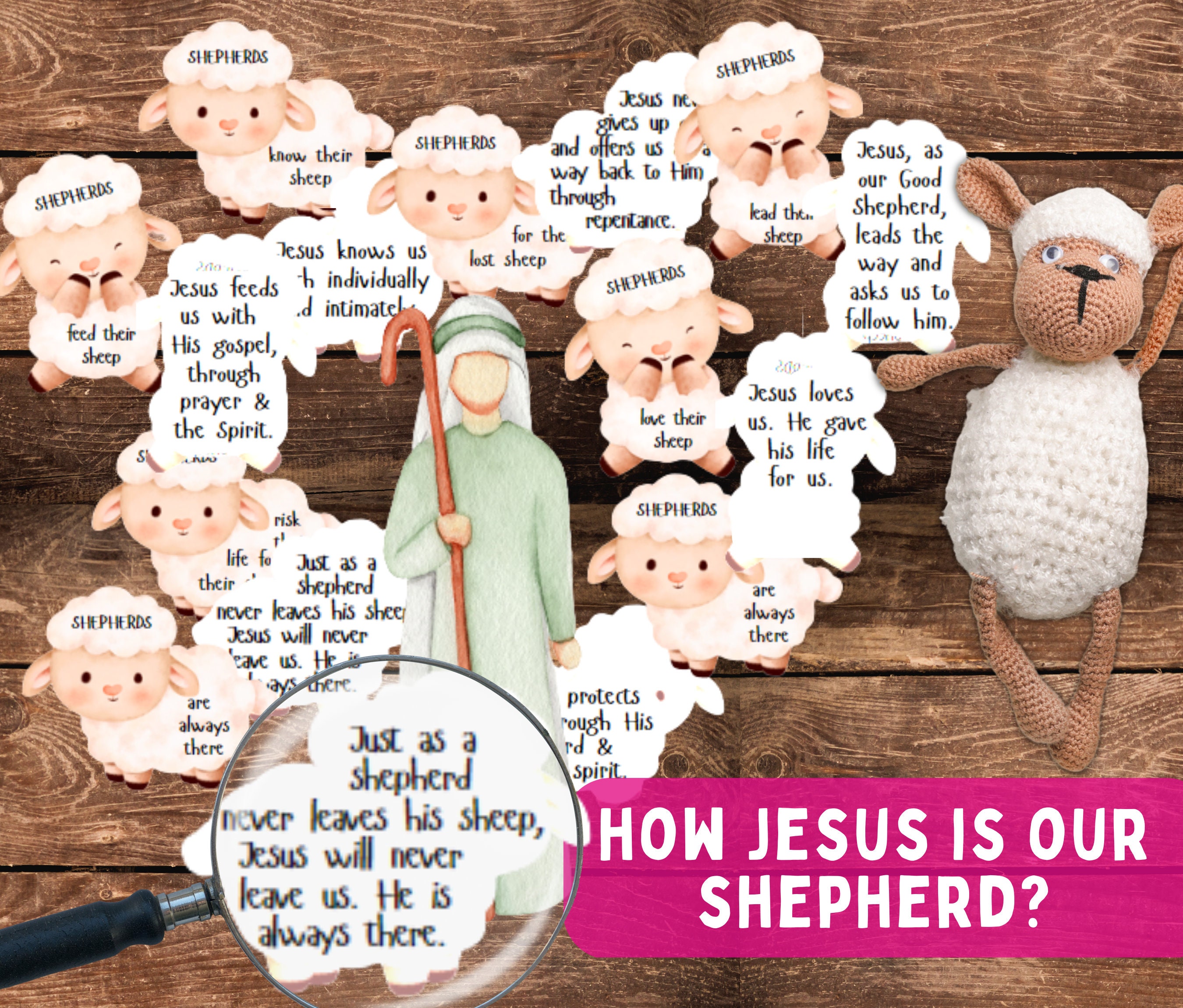 Jesus is the Good Shepherd / Jesus is the Door | John 10:14 Galatians 3 ...