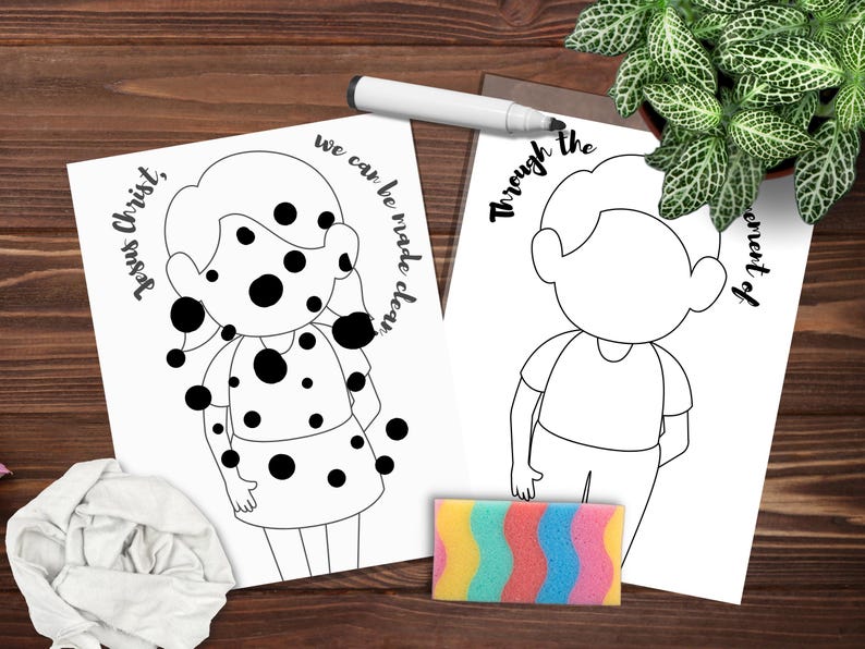 Repentance Activity Bundle: LDS Come Follow Me, Matching, Coloring Page ...