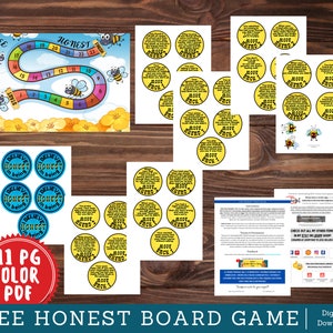 Honesty Board Game, Kids Bible Lesson Honesty, Come Follow Me Youth and ...