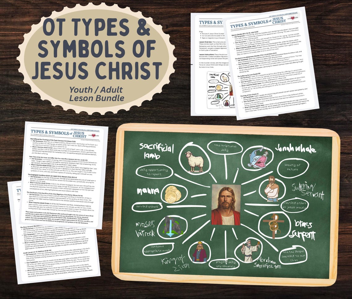 YOUTH ADULT LDS Come Follow Me Lesson Bundle: Old Testament Types ...