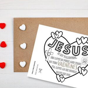 Christian Valentine's Kids Activity Coloring Pages | God is Love ...