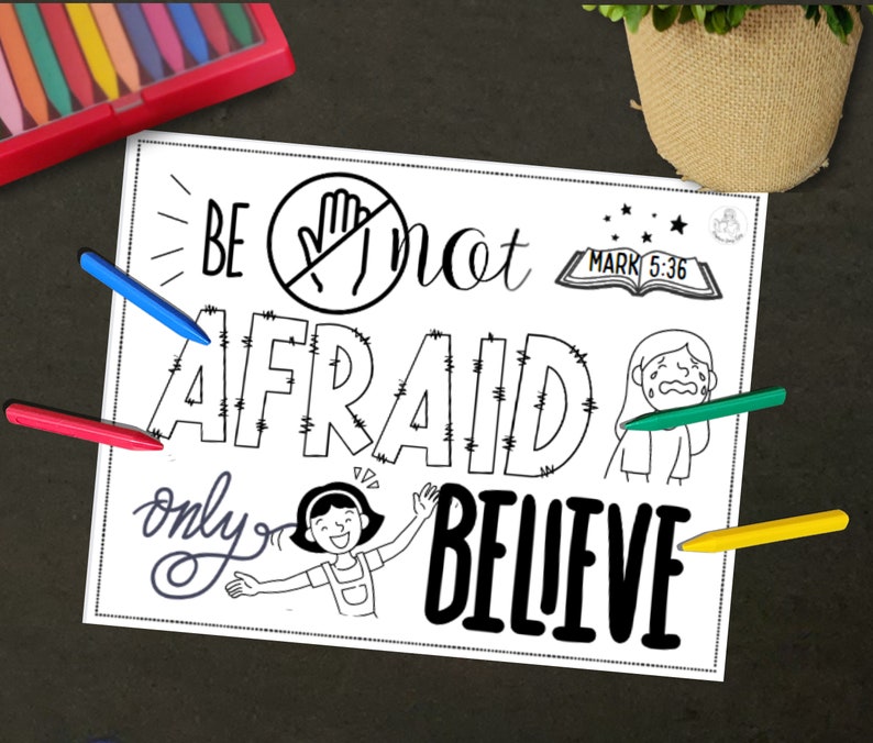 Jesus Calms the Storm Be Not Afraid Coloring Spinner Wheel & Color Pgs ...