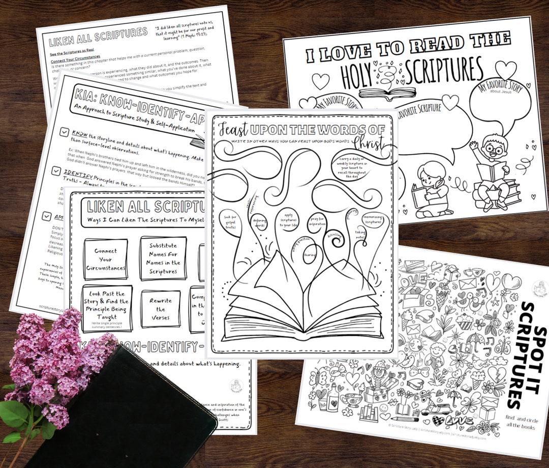 Liken the Scriptures Bundle - LDS Come Follow Me - Adult Youth ...