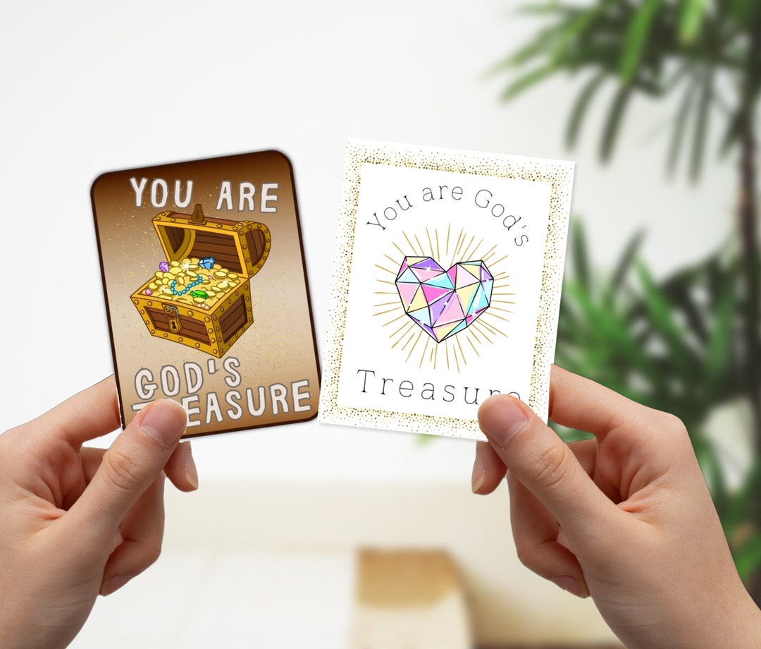You Are God's Treasure Handout Lollipop Gift Tags - Printable Favor ...