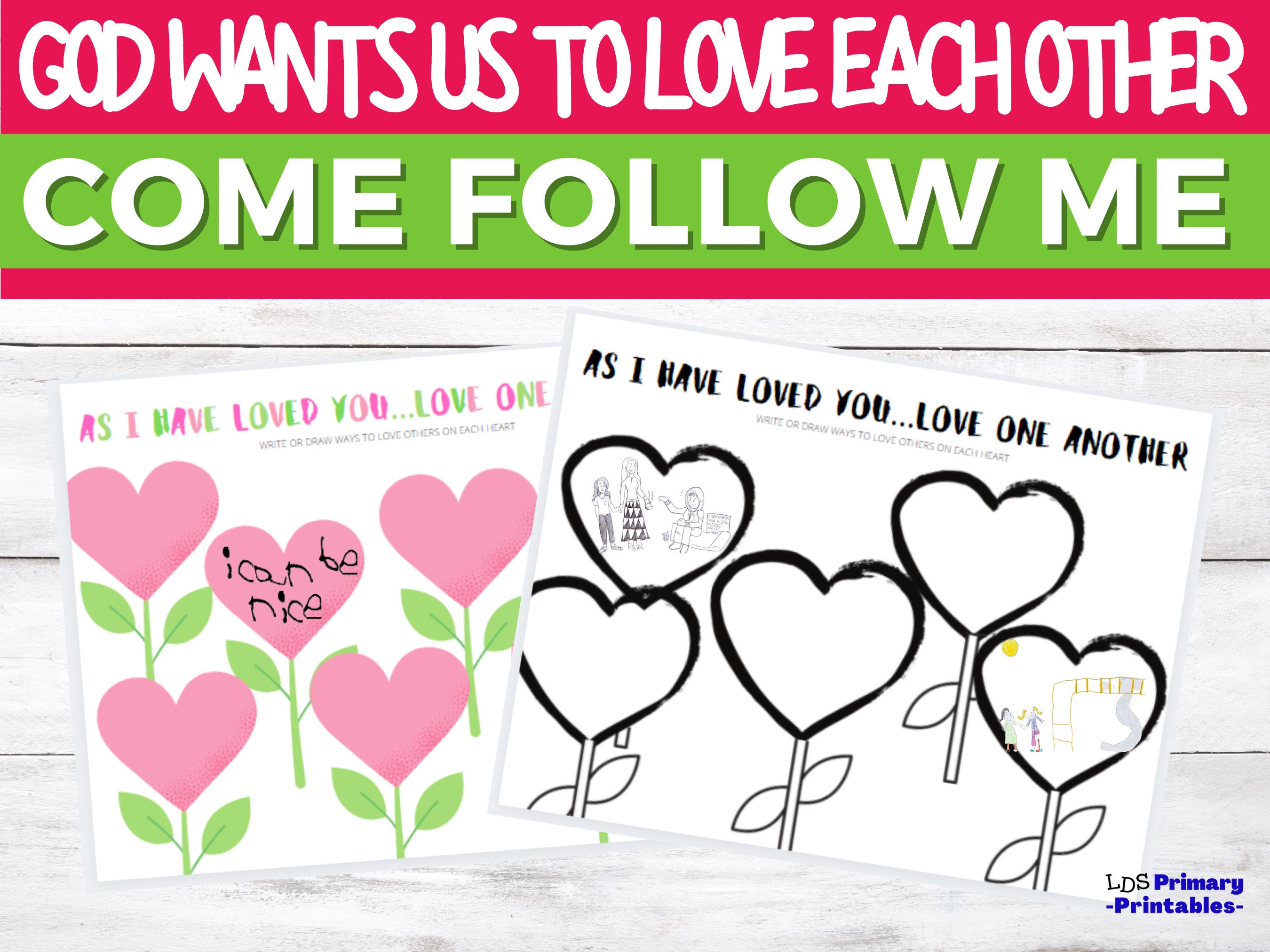 Ways to Show Love Hearts | Love One Another, Kindness | as I Have Loved ...