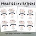 Editable Primary Program Presentation and Primary Practice Invitations ...