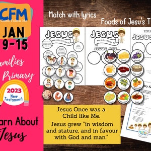 When Jesus Was a Child Game (jesus Once Was a Little Child | Kids Bible ...