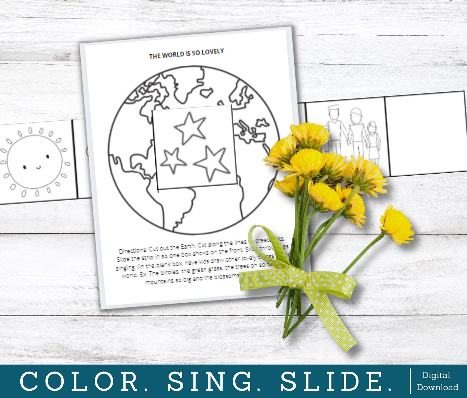 Creation Craft Kit My Heavenly Father Loves Me 3D Earth - Etsy
