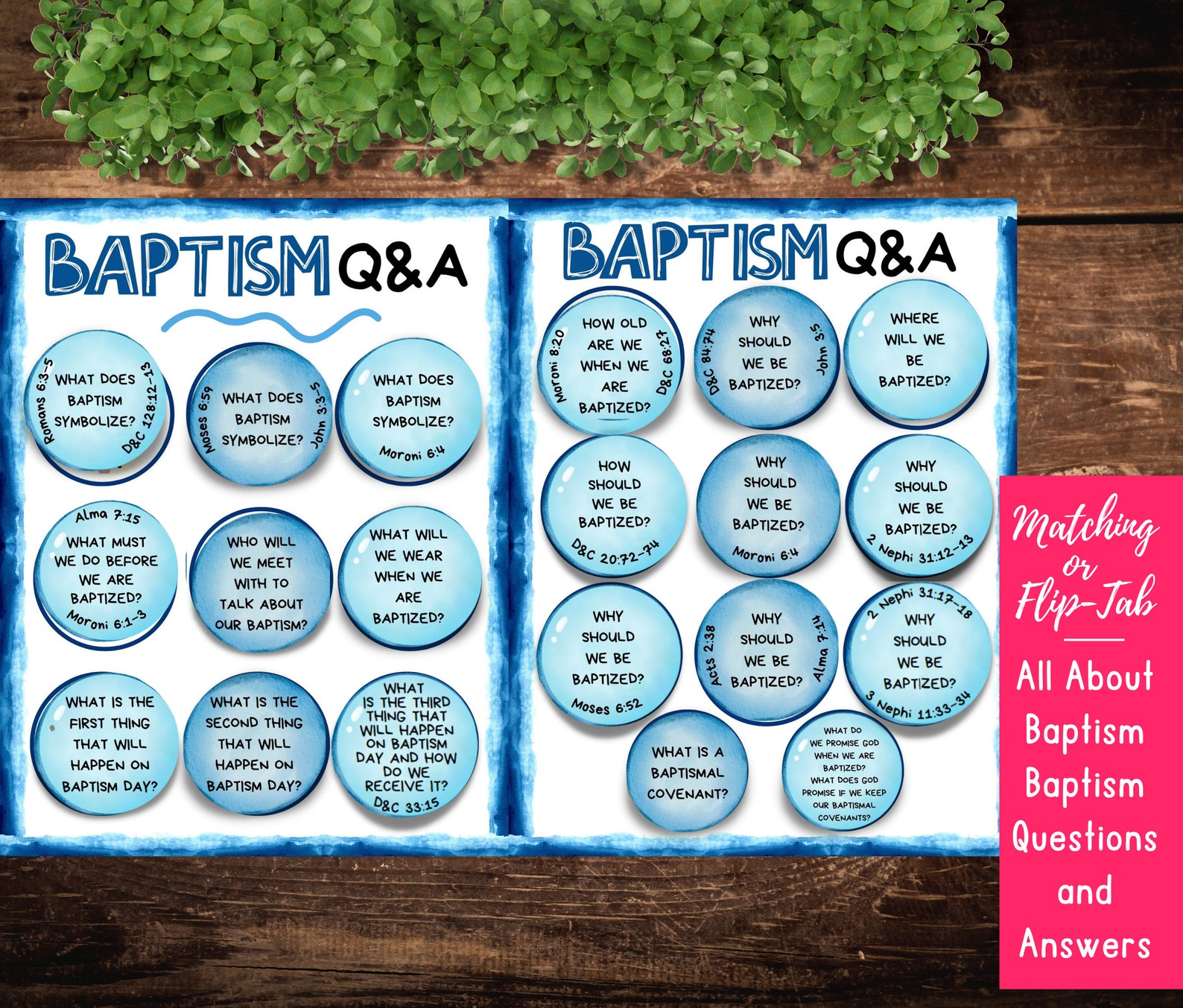 All About Baptism Folder Game | Baptism Prep Activities Baptism Lessons ...