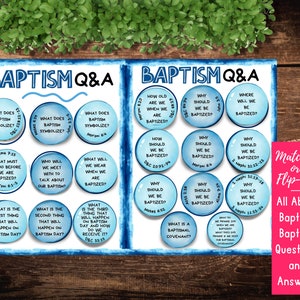 All About Baptism Folder Game | Baptism Prep Activities Baptism Lessons ...