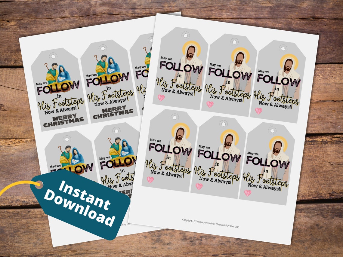 Jesus Religious Gift Tags Gift Ideas | Christmas Gift Tag | Candy Gift ...