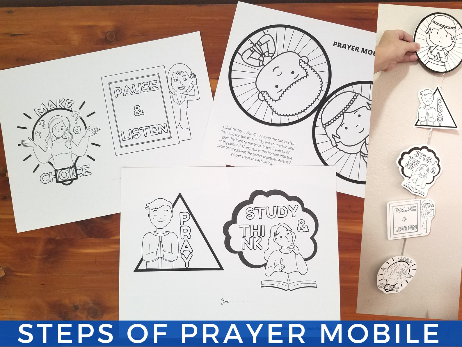 PRAYER Bundle: Praying People. Prayer Hands Circles Scripture - Etsy