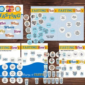 Fasting Activity Bundle | Fast Offering, Fast, Giving to Poor | Kids ...