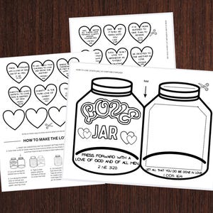 Love Jar Craft, Scripture Lessons on Love, Come Follow Me Primary ...
