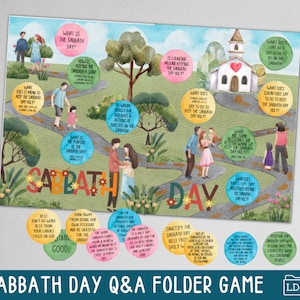 Keep Sabbath Day Holy Kids Printable Activity Bundle Folder Game ...