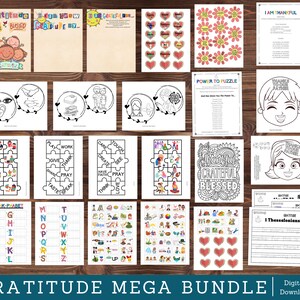 Gratitude Thankfulness Bundle: Thank-phabet Alphabet First Letters ...