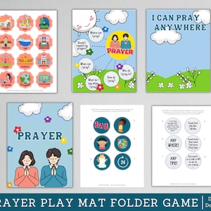 PRAYER Folder Game, Learn About Prayer, Come Follow Me Primary Children ...