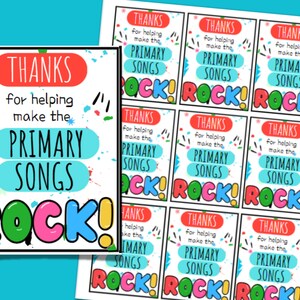 Pop Rocks Gift Tag: Thanks for Helping Make the Primary Program ROCK ...