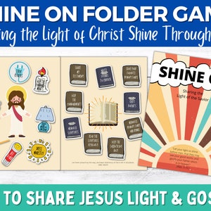 Sharing Jesus Light & His Gospel Shine on Activity Bundle | Matthew 5: ...