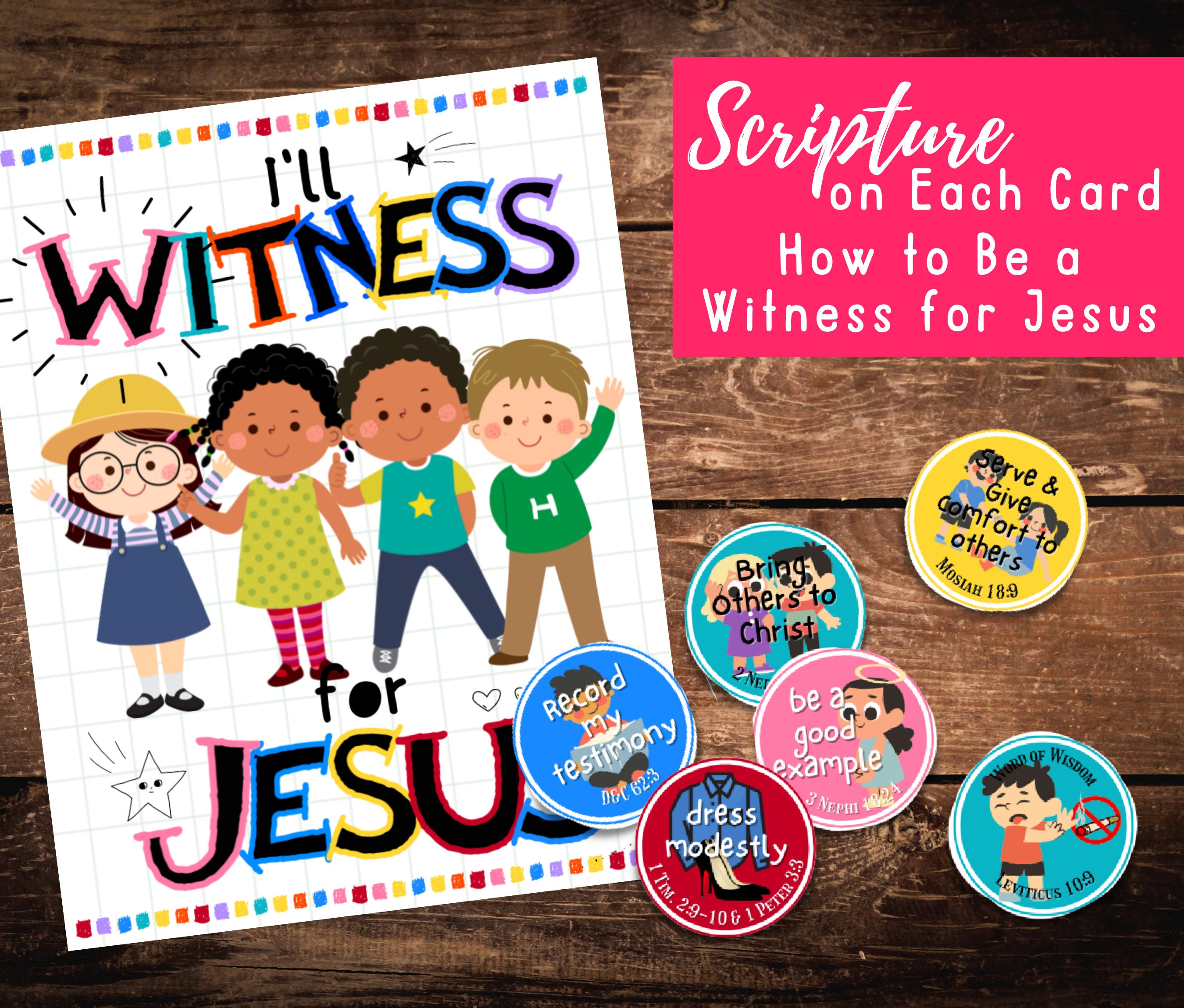 I'll Witness for Jesus: Being a Good Example, Being Like Jesus Folder ...