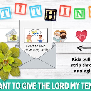 Tithing Kids Activity Bundle: Folder Game, Coloring, Tithing Song ...