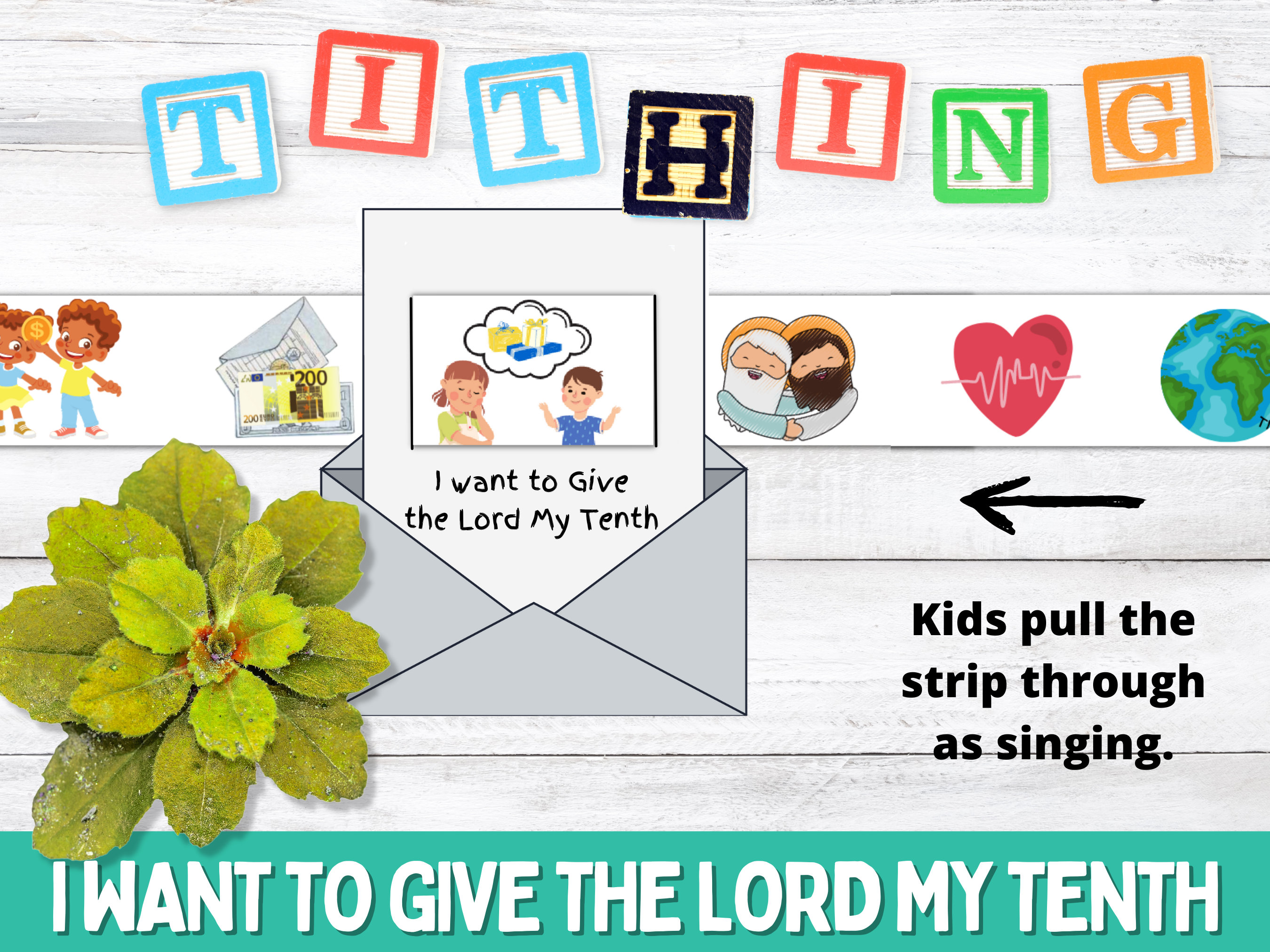 Tithing Kids Activity Bundle: Folder Game, Coloring, Tithing Song ...