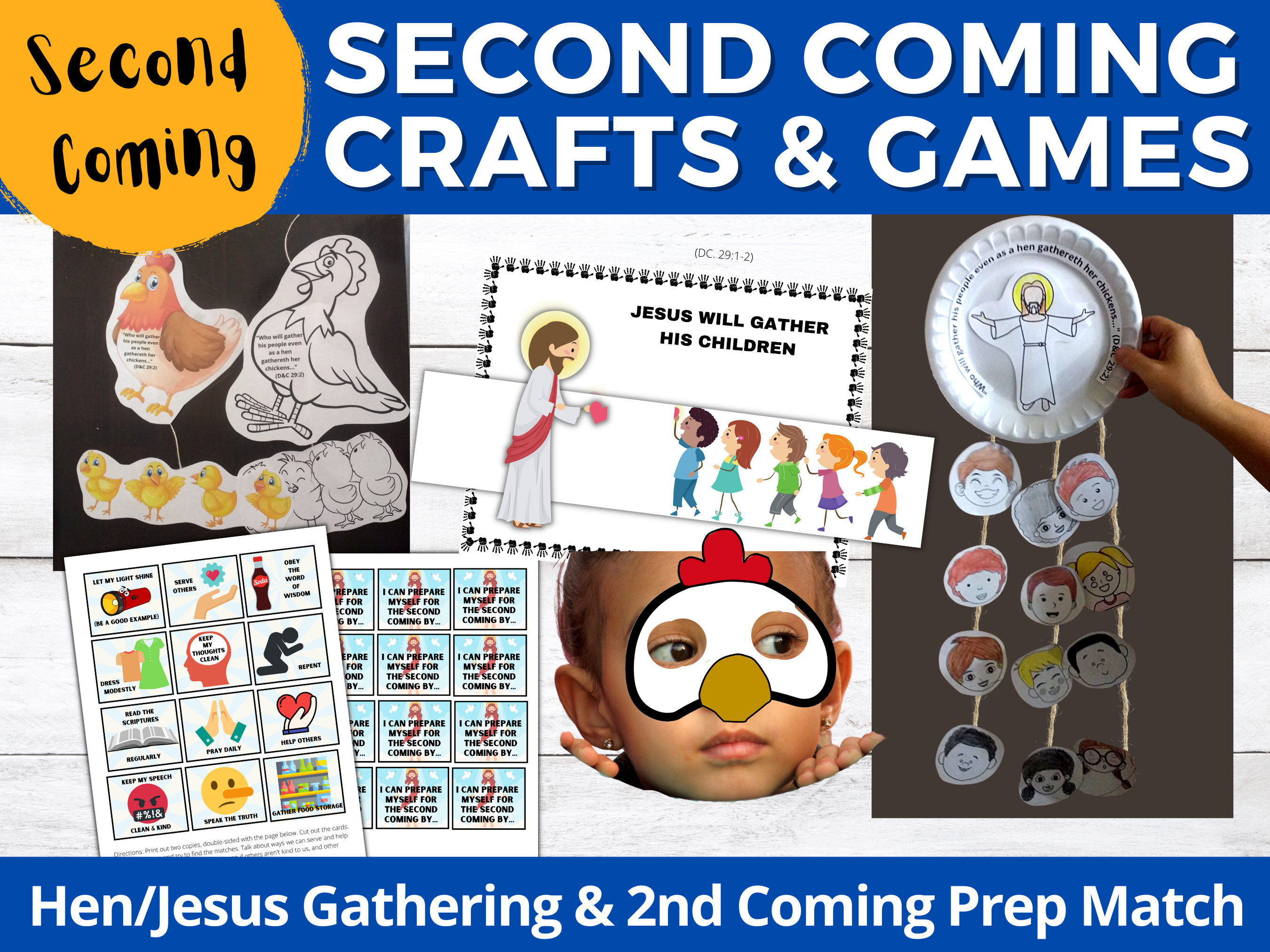 Jesus is Coming Again: CRAFT & GAMES ACTIVITY Kit Second | Etsy