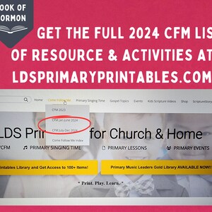 July Come Follow Me 2024 Book of Mormon Bundle Alma 17-35 - Etsy