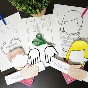 3 FORGIVENESS Kids Crafts: Forgive Long Arms Hug, 70x7 Matthew 16 ...