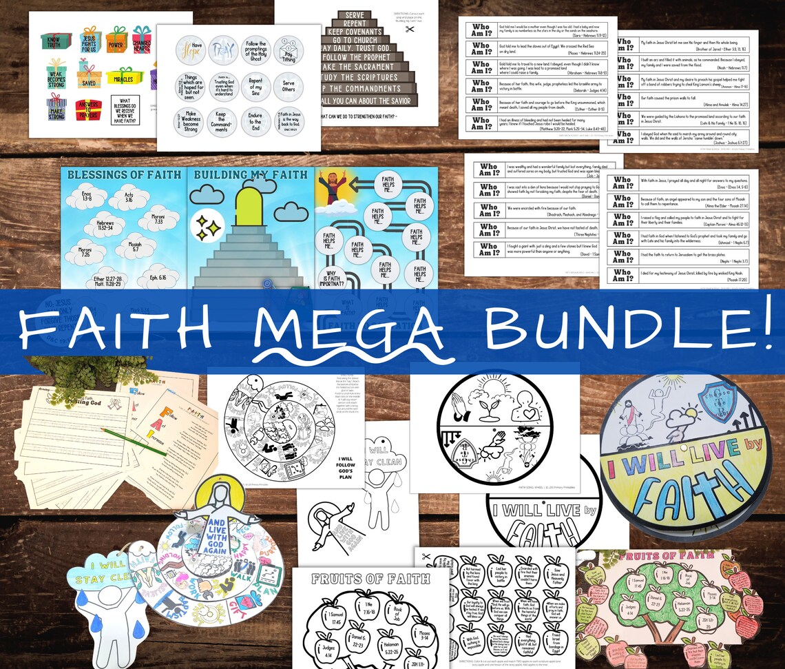 Faith as Mustard Seed Flipbook Craft Come Follow Me Families - Etsy