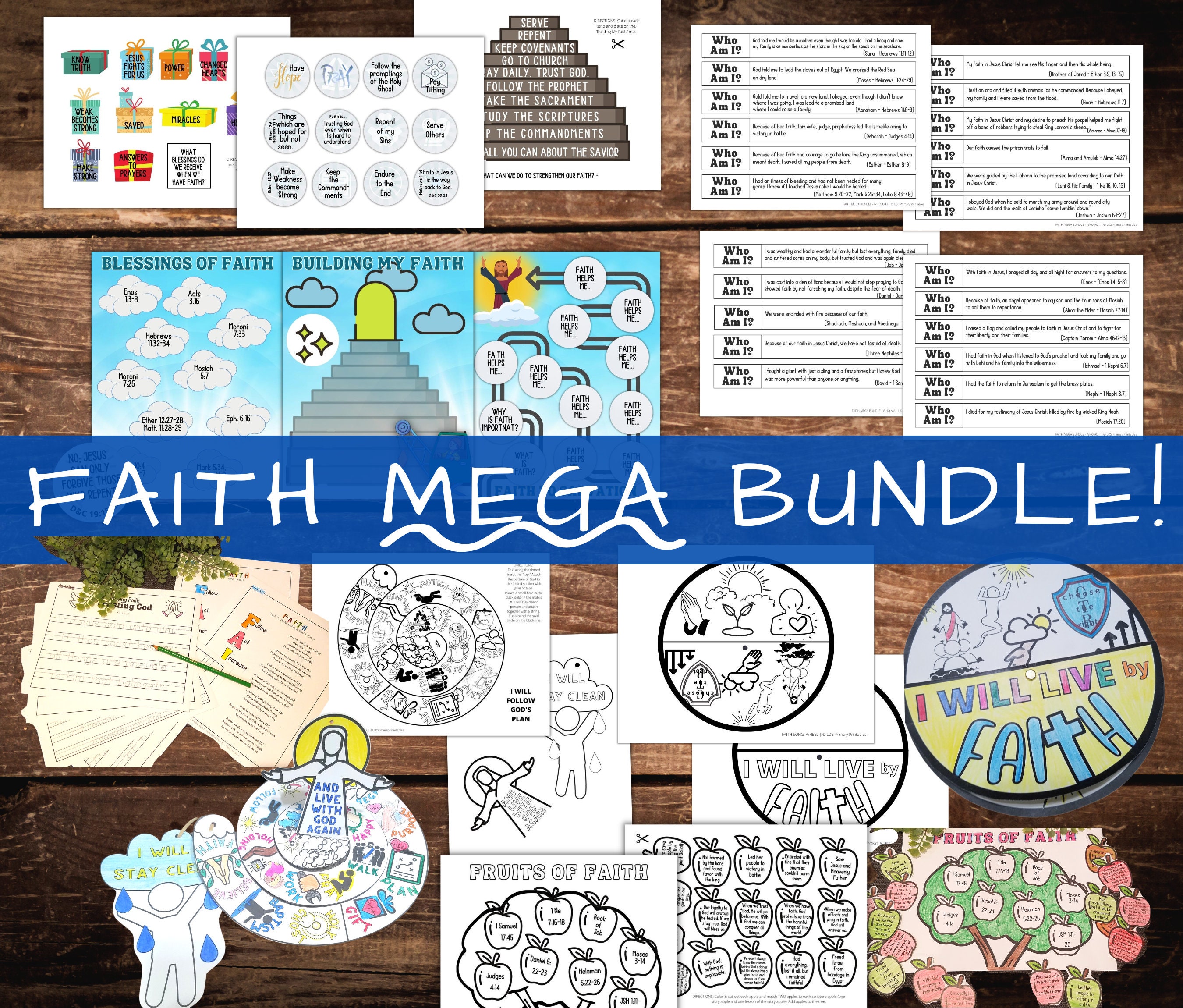 Faith as Mustard Seed Flipbook Craft Come Follow Me Families - Etsy