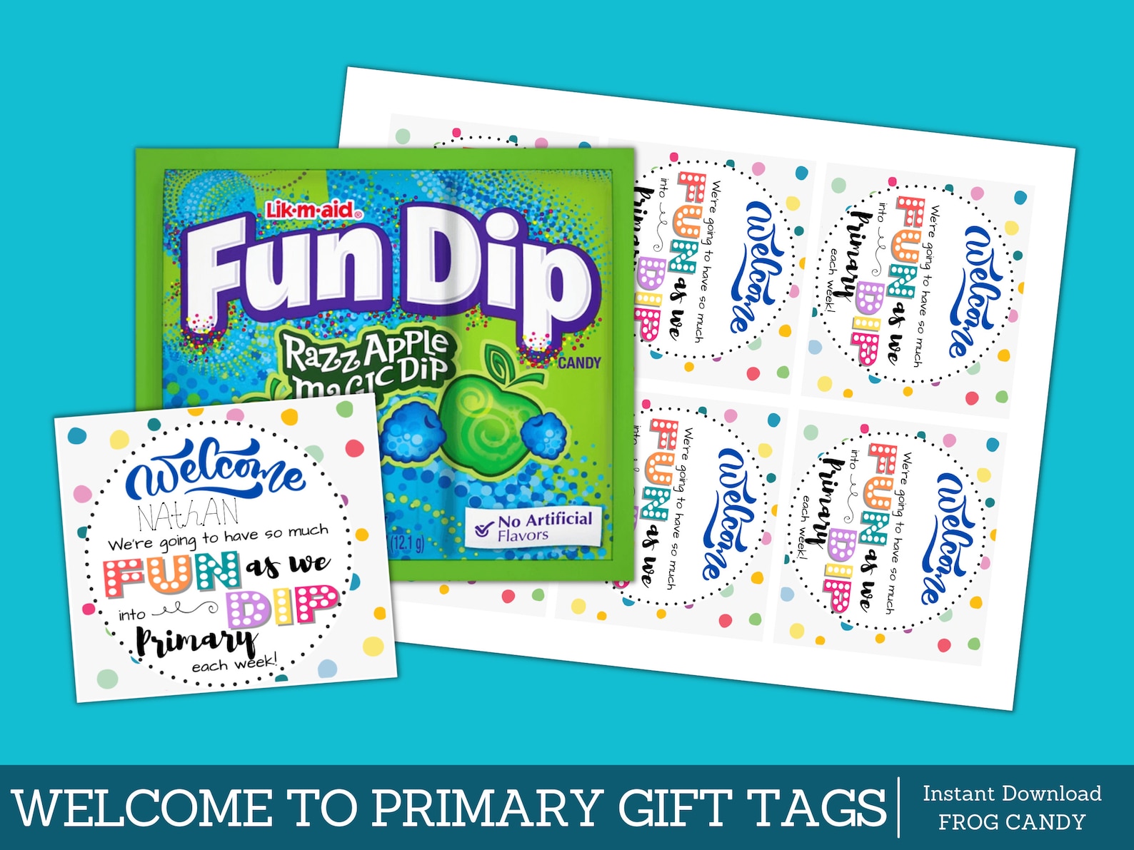 Welcome to Primary Gift Tags (instant Digital Download Printable ...