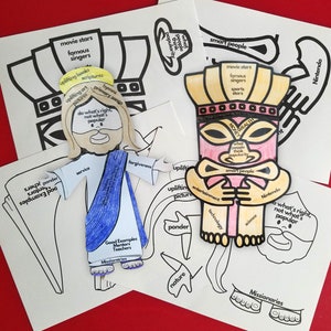 Follow Jesus or Idols Craft Coloring Puzzles for Kids (come Follow Me ...