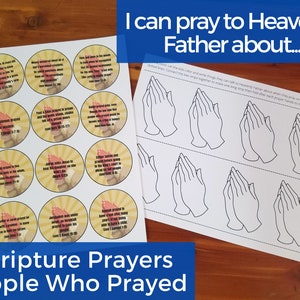 PRAYER Bundle: Praying People. Prayer Hands Circles, Coloring, Steps ...