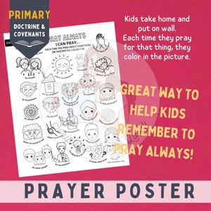 Feb 10-16, LDS Primary Children Lesson Helps, D&C Come Follow Me 2025 ...