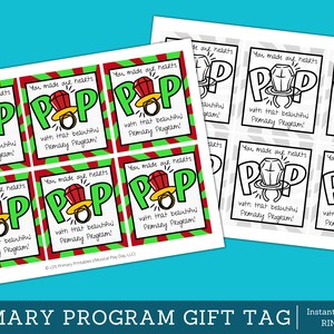 LDS Primary Program Ring Pop Gift Tag Digital Download | Lds Primary ...