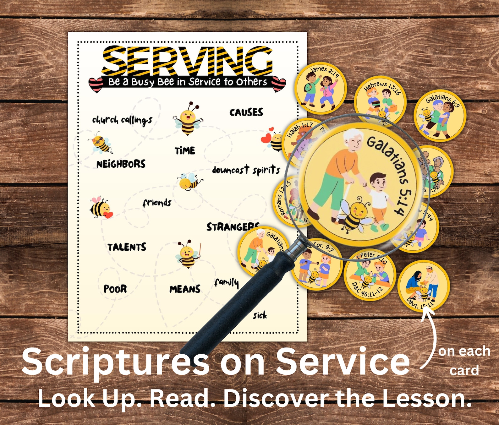Service Serving Kids Activity Bundle: Ways to Serve, Be Kind Coloring ...
