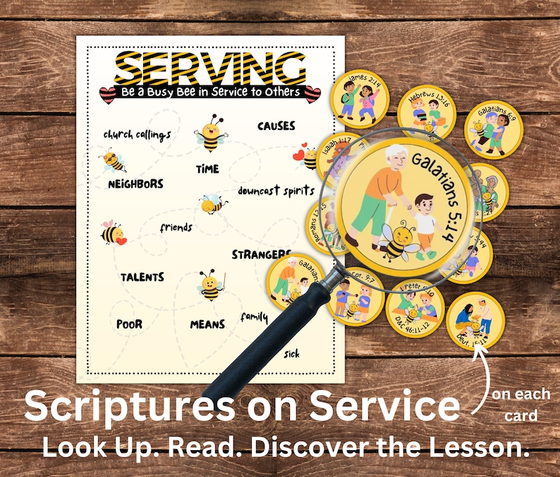 Service Serving Kids Activity Bundle: Ways to Serve, Be Kind Coloring ...