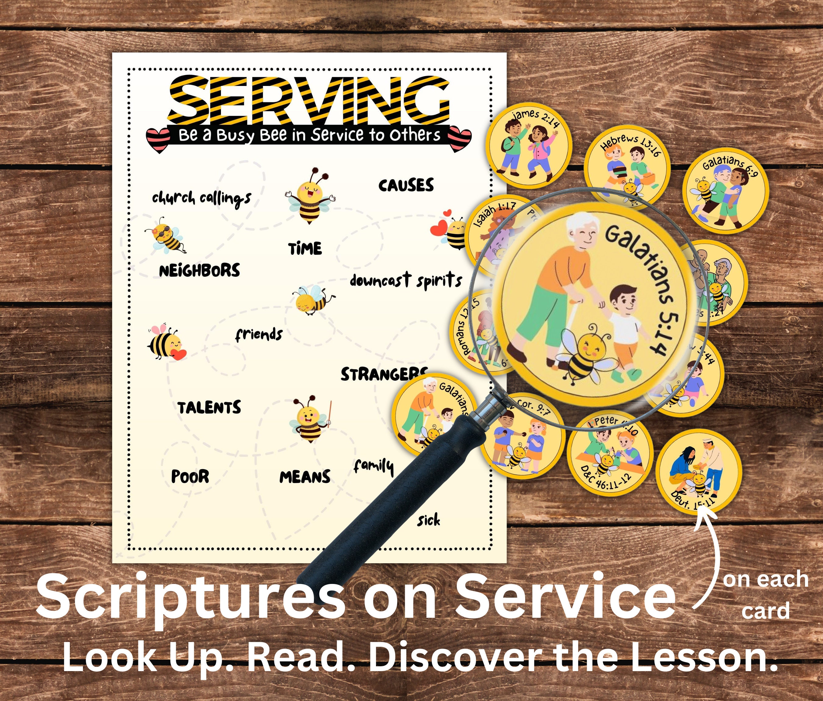 Service Serving Kids Activity Bundle: Ways to Serve, Be Kind Coloring ...