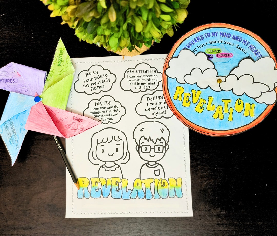 Personal Revelation Activity Bundle: Pinwheel, Spinner Wheel and ...