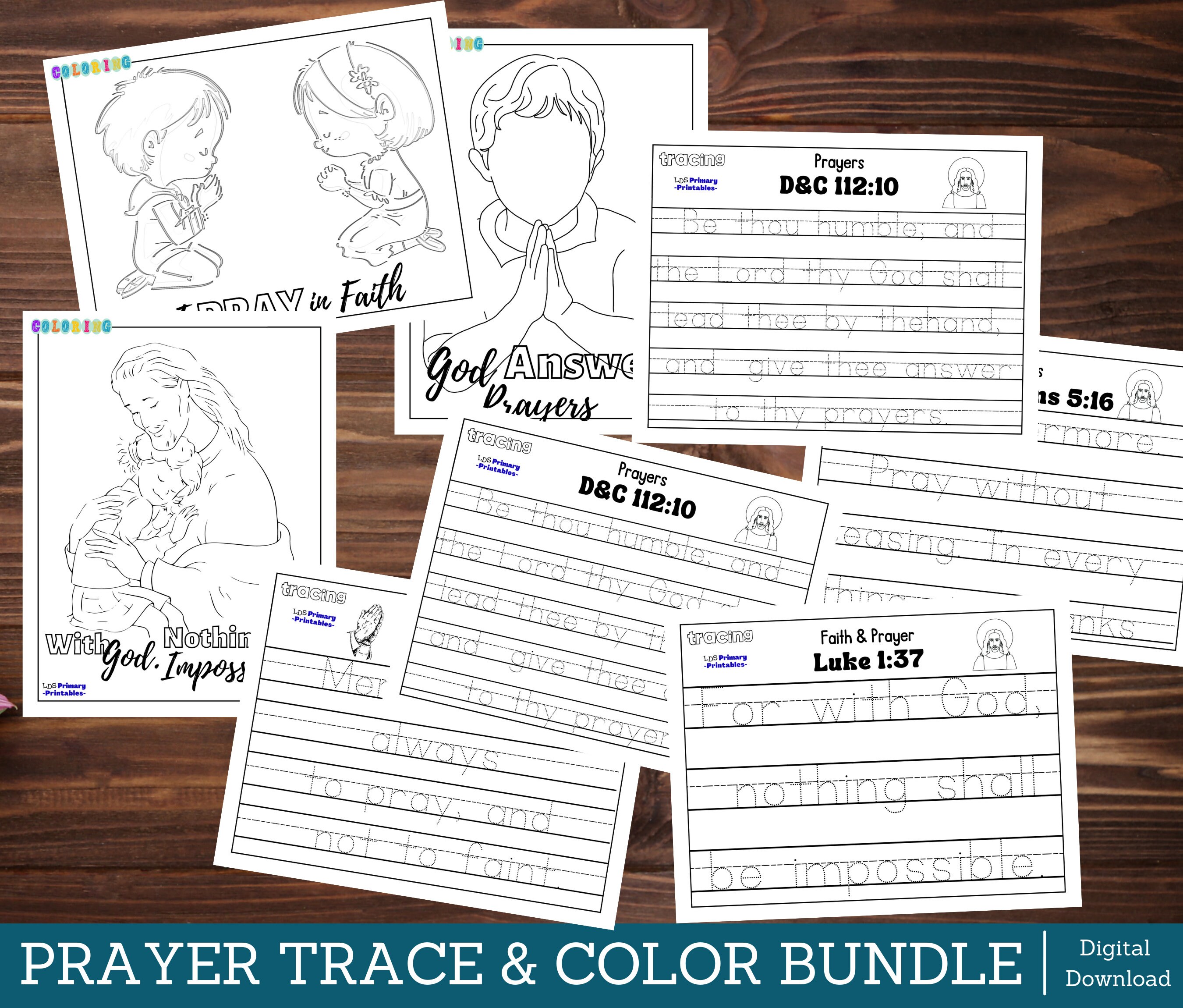 PRAYER Bundle: Praying People. Prayer Hands Circles Scripture - Etsy