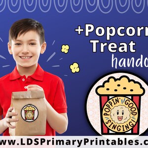 POPCORN BUCKET Singing Time Visual Display & Poppin Good | Etsy