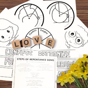 Steps of Repentance Bundle: Spinner Wheel, Strips, Repentance Song ...