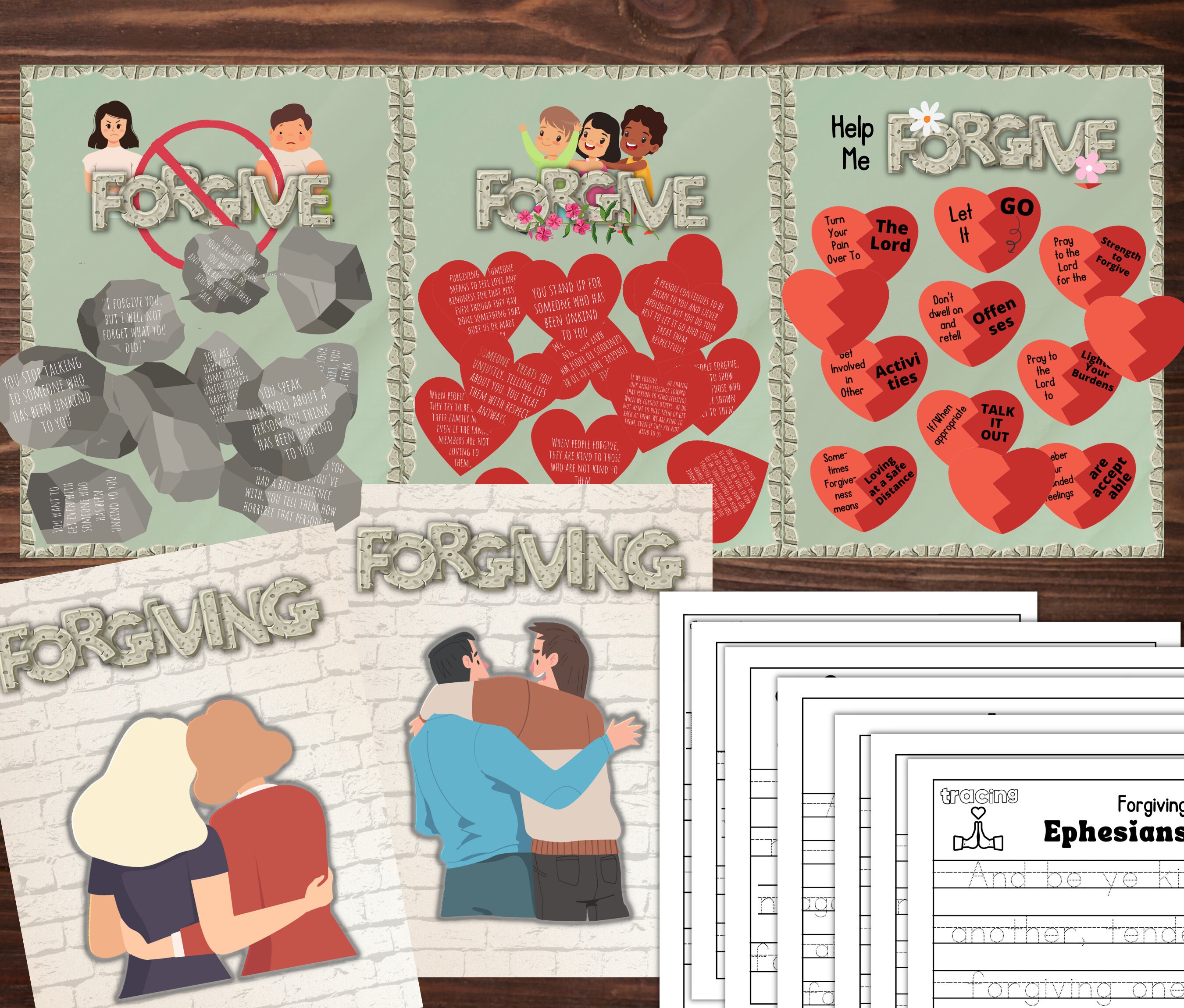 Forgiveness Forgiving Activity Bundle Come Follow Me Families & LDS ...