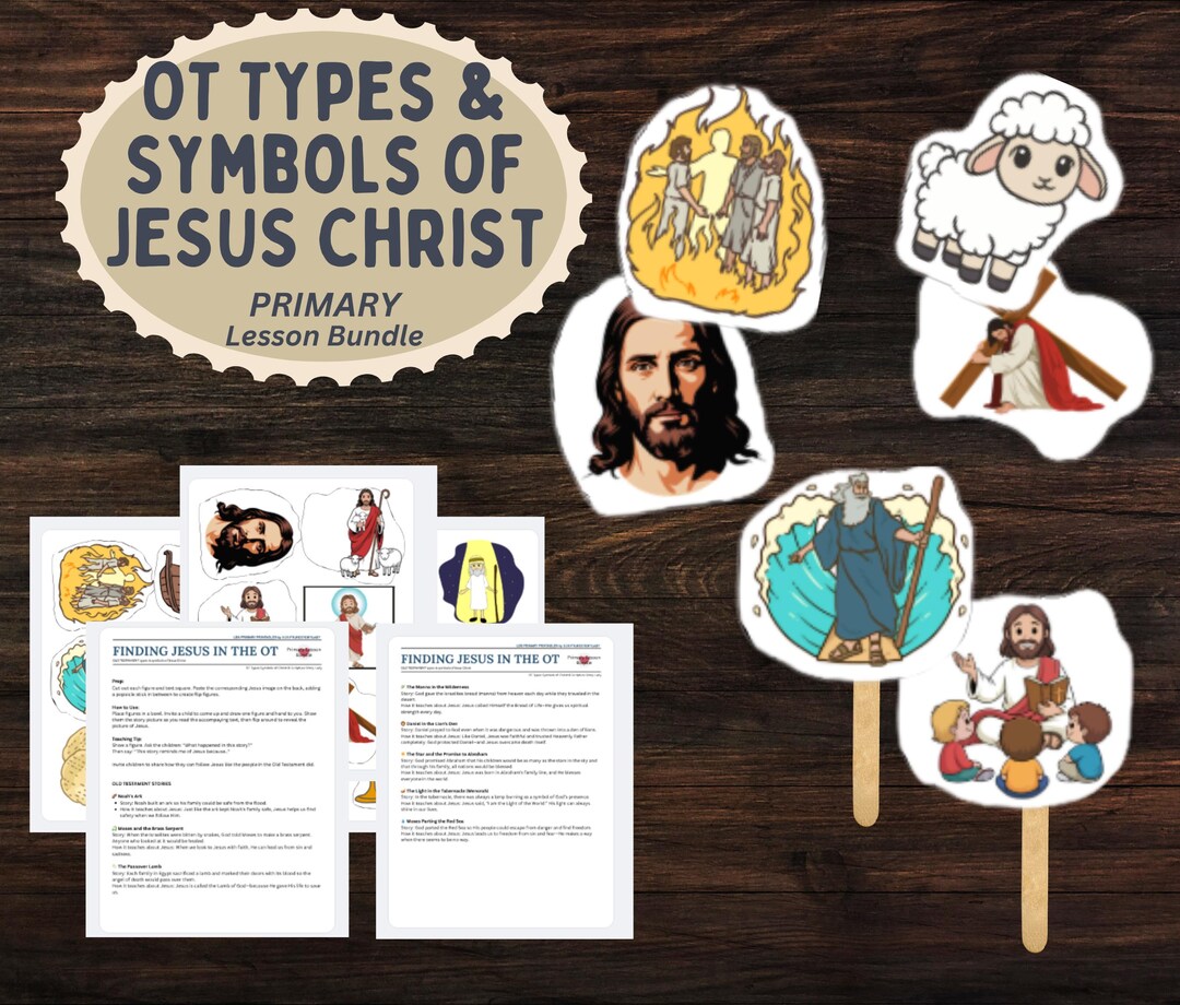 PRIMARY LDS Come Follow Me Lesson Bundle: Finding Jesus in the Old ...